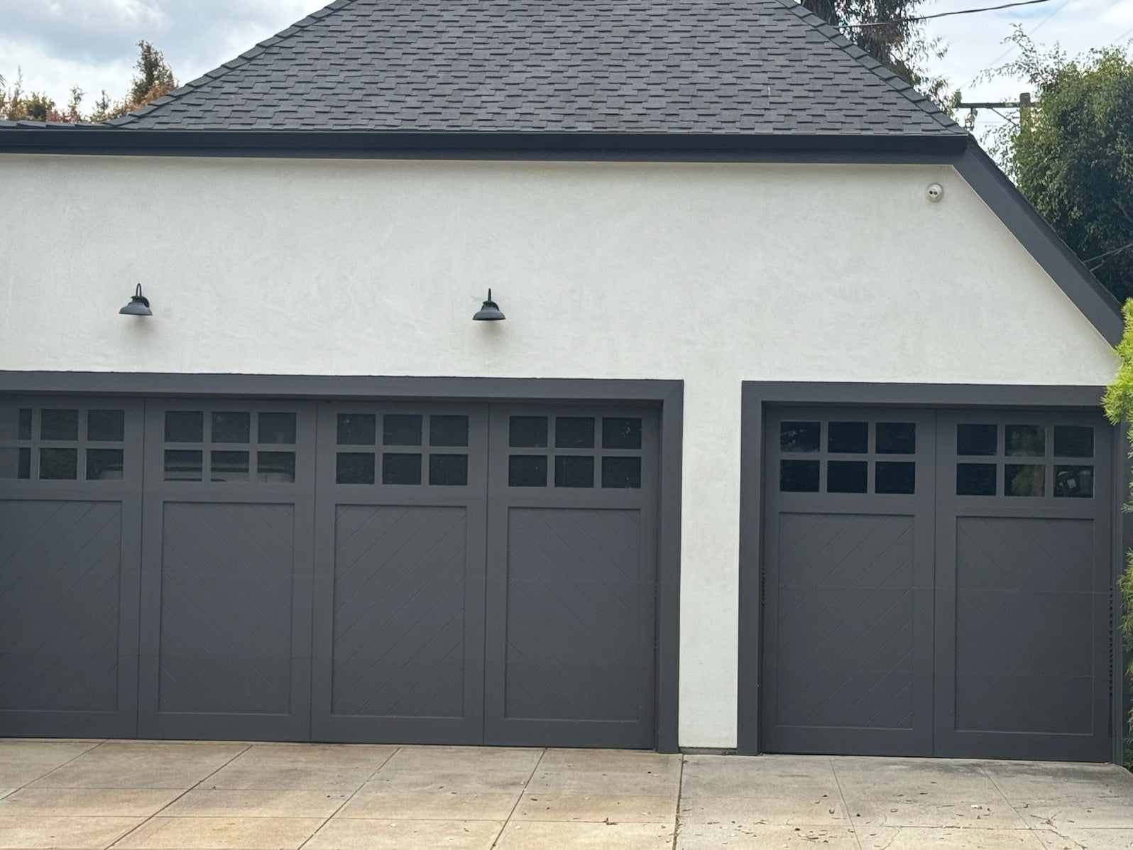 Cielo - Modern Transitional Style Custom Wood Garage Door — Lux Garage ...