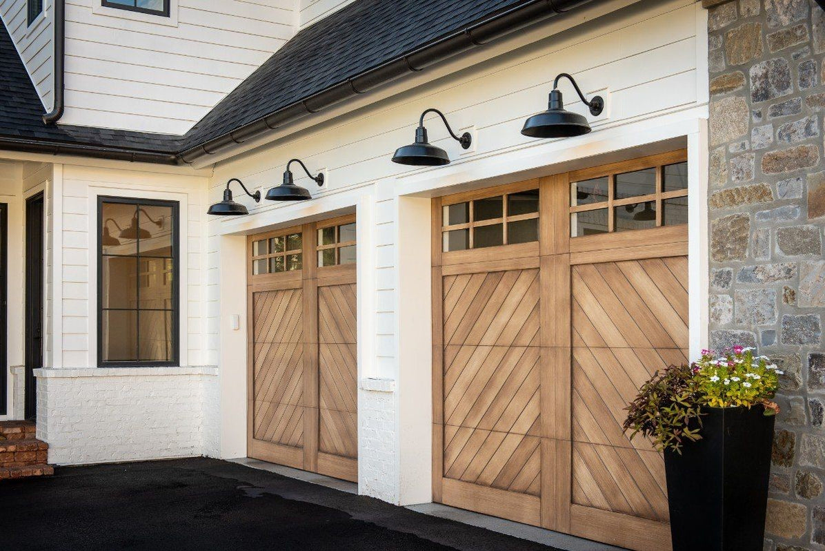 Cielo - Modern Transitional Style Custom Wood Garage Door — Lux Garage ...