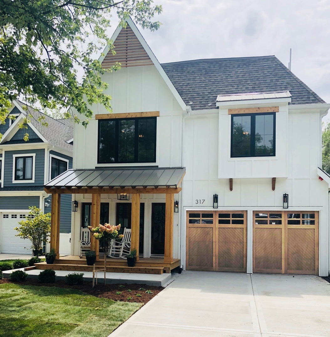 Cielo - Modern Transitional Style Custom Wood Garage Door — Lux Garage ...