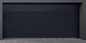 Infinity - Flush Panel Smooth Steel Garage Door with Horizontal Modern ...